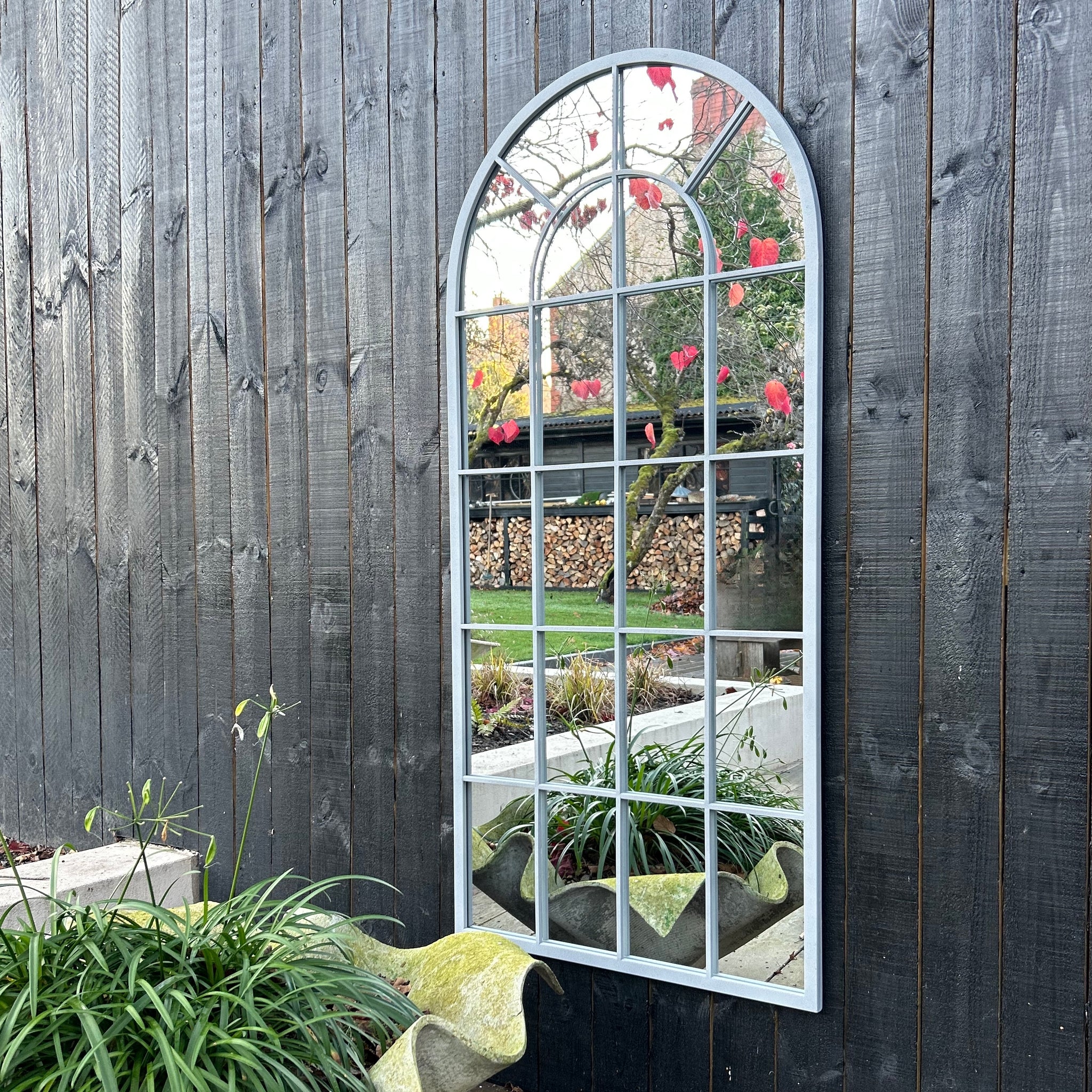 Tall Arched Outdoor Mirror | Garden Mirror | Wall Mirror | Henderson's