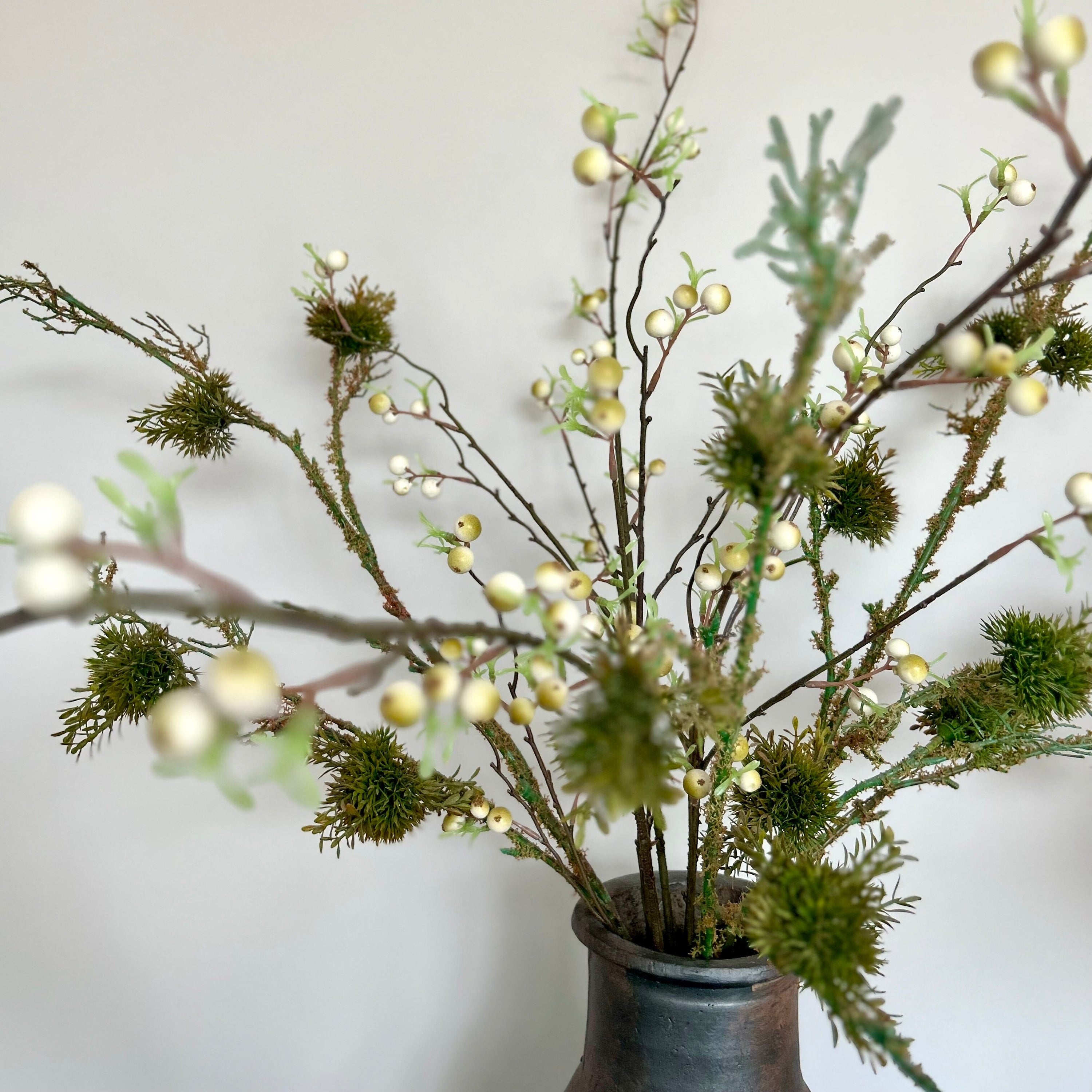 Winter Berry Branch | Faux Flowers | Snowberry | Henderson's